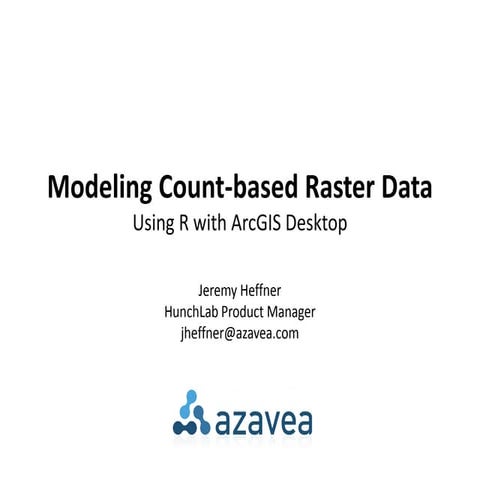 Modeling Count Based Raster Data With Arcgis And R Ppt 7563