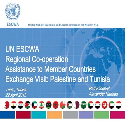 R. Klingbeil & A. Haddad, 2013: UN ESCWA Regional Co-operation ...