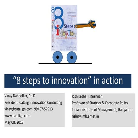 8 steps to innovation: in action | PPT