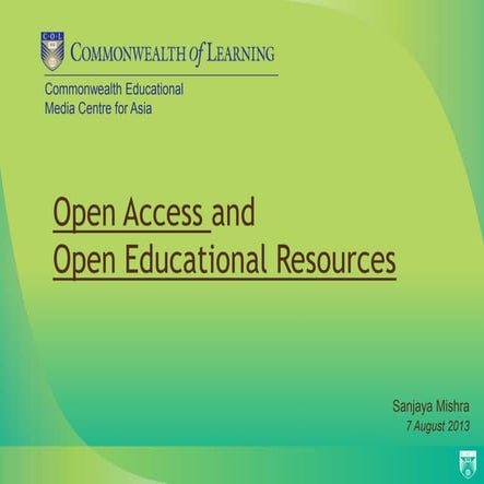 Open Access and Open Educational Resoruces | PPTX