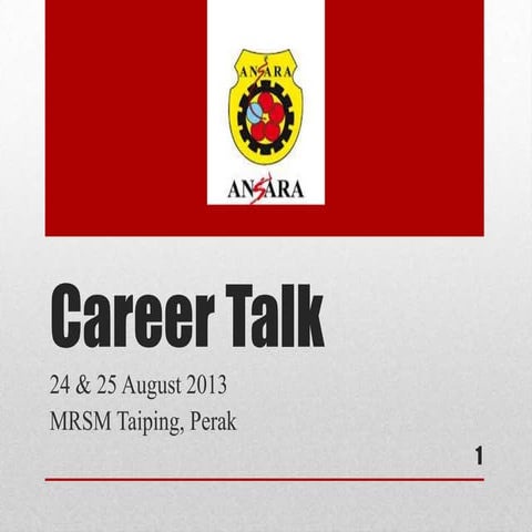 Career talk | PPTX