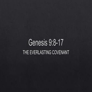 Study Slides for Genesis 9 | PPTX
