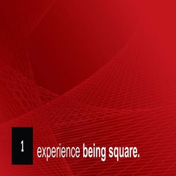 Square 1 Bank: Experience Being Square | PPT