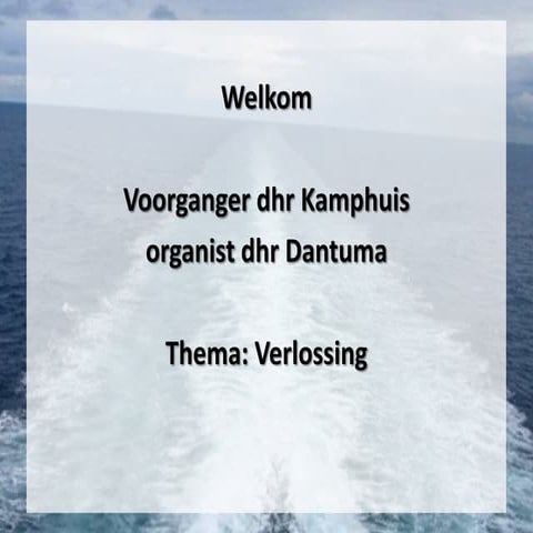Verlossing | PPTX
