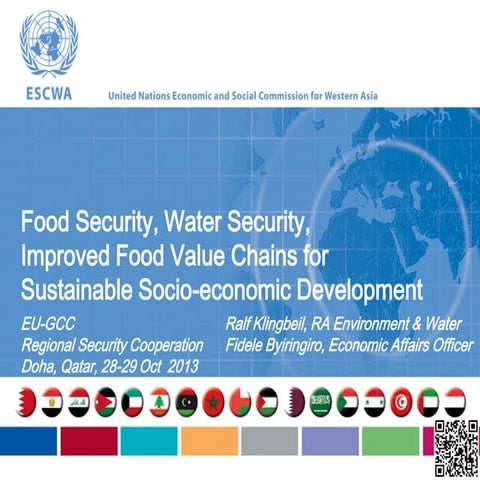 R. Klingbeil & F. Byiringiro, 2013. Food Security, Water Security ...