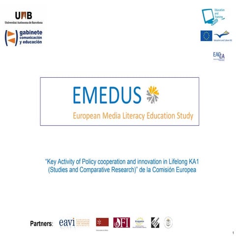 Presentation José Manuel Pérez Tornero & Laura Cervi - MEDEAnet webinar ...