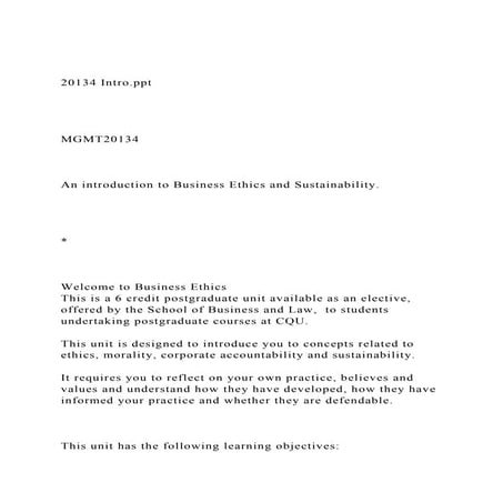 20134 Intro.pptMGMT20134An introduction to Bus.docx | Educational ...