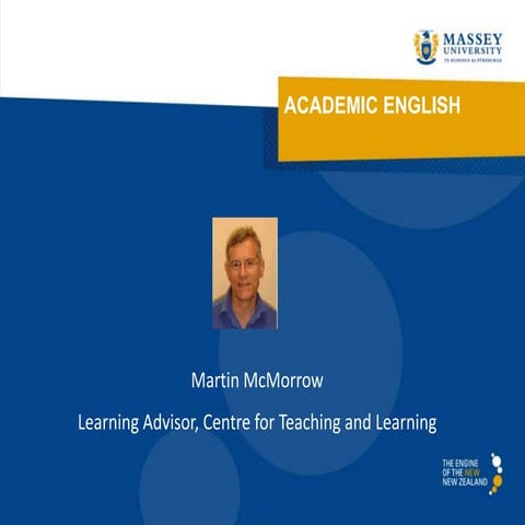 2013 academic english slideshare version | PPT