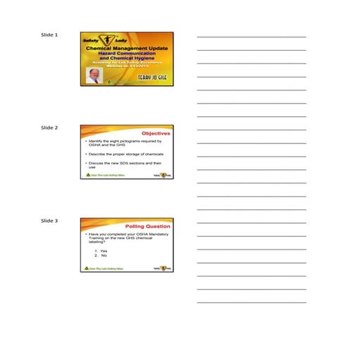 2013 academy chemical managemenet - march 13 handouts | PDF