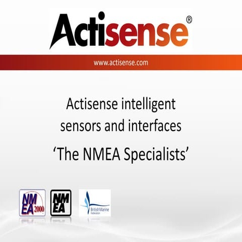 2013 Actisense Presentation, marine electronics | PPT