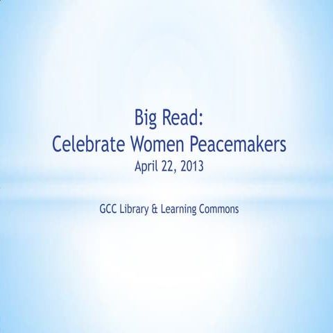 2013 big read | PPTX