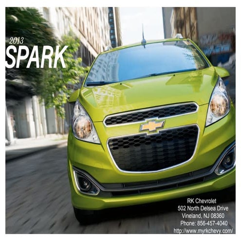 2013 Chevrolet Spark Brochure | South Jersey Chevrolet Dealer | PDF