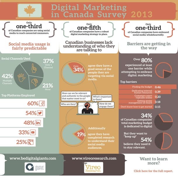 2013 Digital Marketing in Canada Research Report | PDF