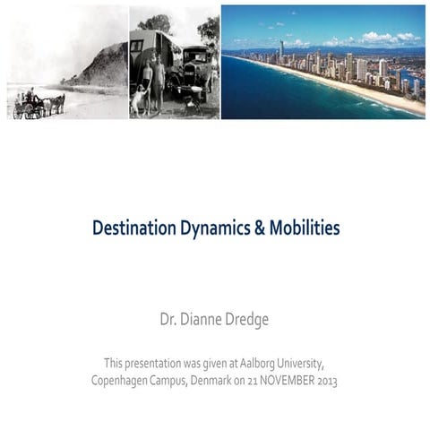 2013 Gold Coast Mobilities and Tourism Governance | PPT