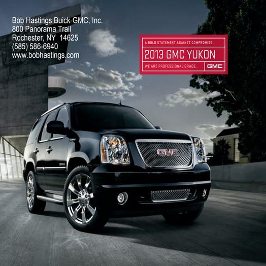 2012 GMC Yukon Brochure Rochester-Bob Hastings Buick GMC | PDF