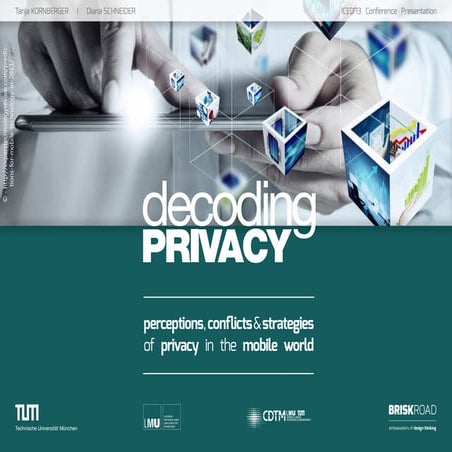 DECODING PRIVACY - Perceptions, Conflicts and Strategies of Privacy in ...