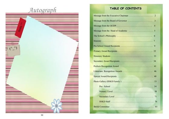 Report card comments Sample for Islamic School | PDF