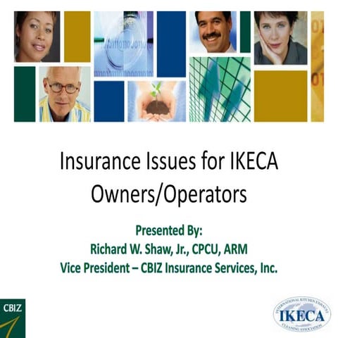 Insurance Issues for IKECA Owners/Operators | PPTX