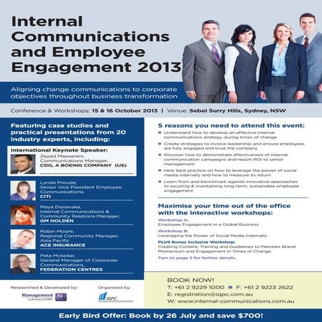 2013 Internal Communications & Employee Engagement | PDF