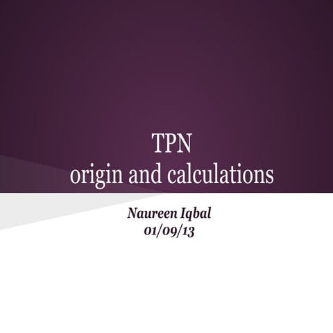 2013 iqbal jan9_tpn origin and calculations | PDF