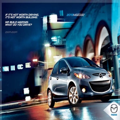 2013 mazda2 brochure | PDF | Performance Cars | Auto Type