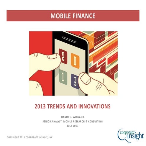 2013 Mobile Finance Trends and Innovations | PPT
