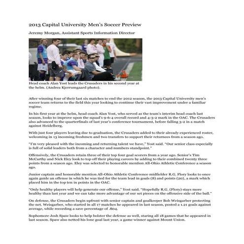 2013 msoc preview | PDF