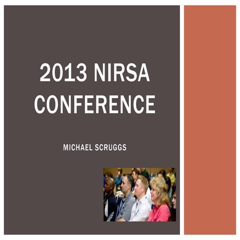 2013 nirsa conference | PPTX