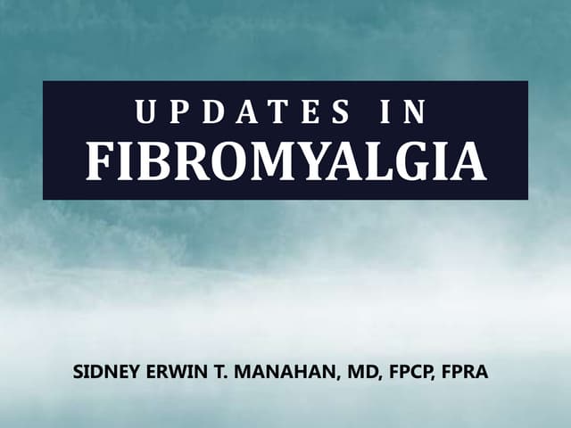 Fibromyalgia | PPTX