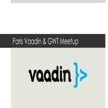 Vaadin 7 FieldGroup & Converter | PPT