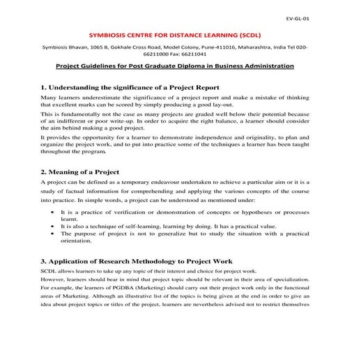 2013 pgdba all_spl_project_reportguideline | PDF