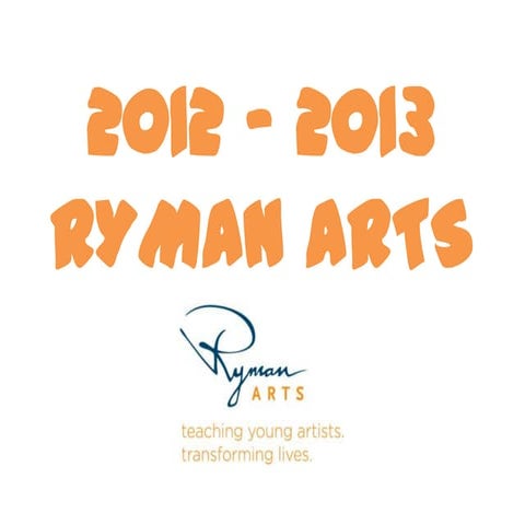 2013 ryman arts graduation slideshow | PPTX