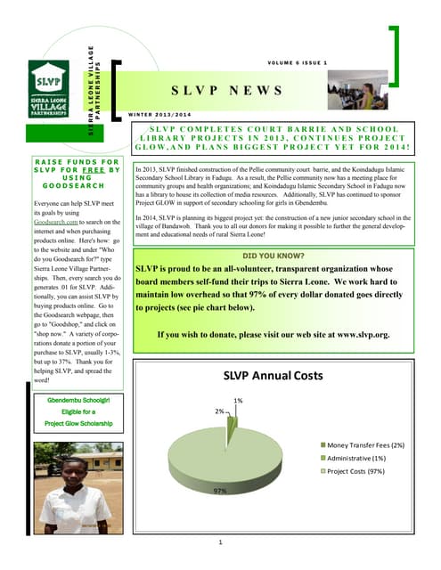 Sierra Leone Village Partnerships (slvp) presentations