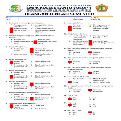 2013 uts kls 7 | PDF