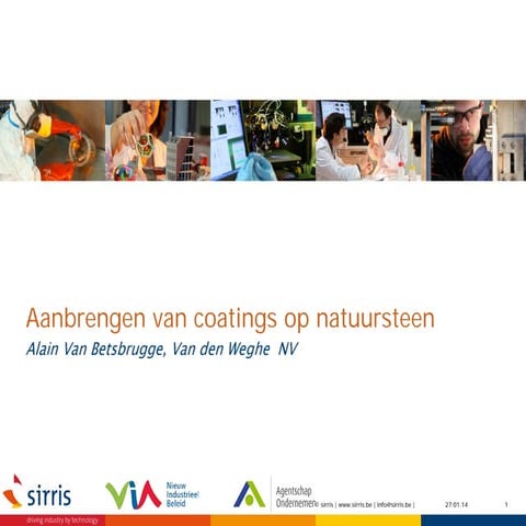 Workshop Smart Coatings Application Lab - Natchemische Coatings - 14-01 ...