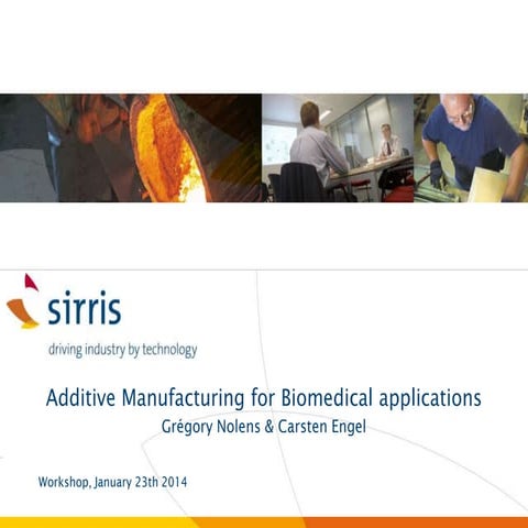 Additive manufacturing for biomedical applications | PDF