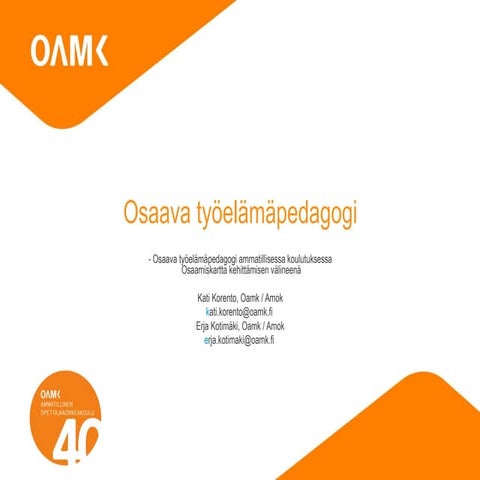 2014 02-27 osaava-työelämäpedagogi | PPT
