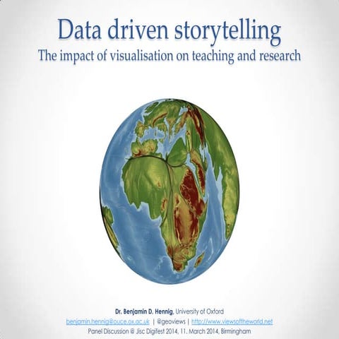 Data driven storytelling: The impact of visualisation on teaching and ...