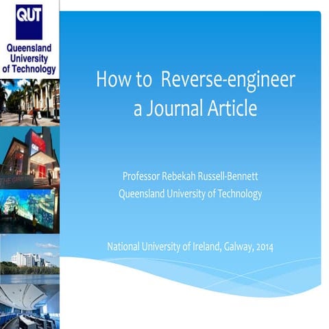 2014 04-14 How to reverse engineer a journal article | PDF
