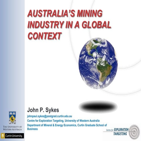 Australia's Mining Industry in a Global Context - Sykes - May 2014 ...