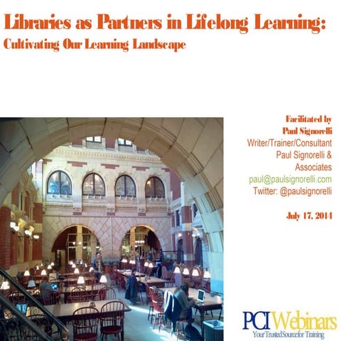Learners--Lifelong_Learning--and_Libraries | PPT