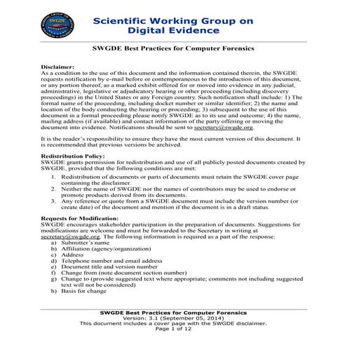 2014 09-05 swgde-best_practices_for_computer_forensics_v3-1 | PDF ...