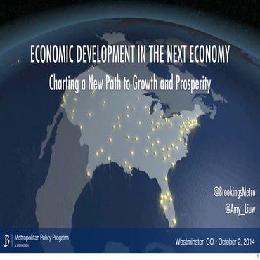 Economic Development in the Next Economy: Charting a New Path to Growth ...