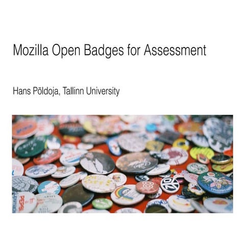 What are Open Badges? | PPTX