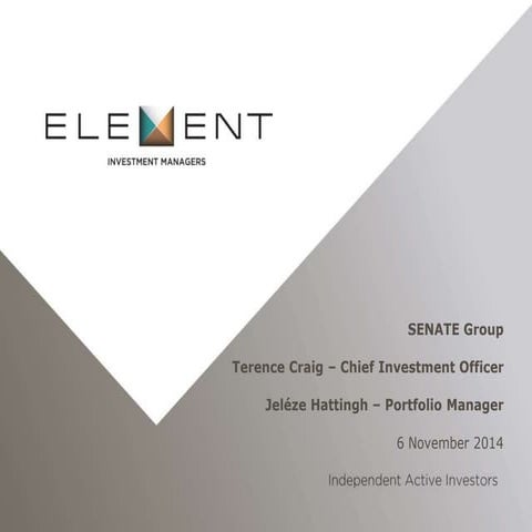 Element Investment | PPTX