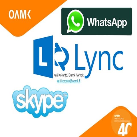 whatsapp-lync-skype | PPT