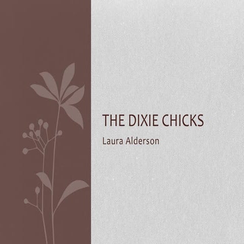 2014.02.20 dixie chicks present | PPTX