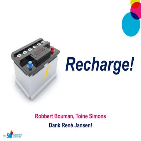 Recharge! and spice up your business ... | PPT