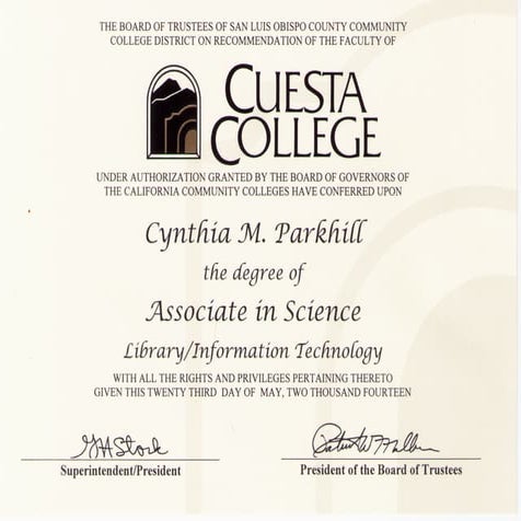 Associate in Science in Library and Information Technology | PDF