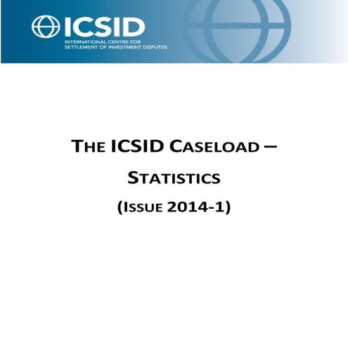 2014 1 icsid caseload | PDF